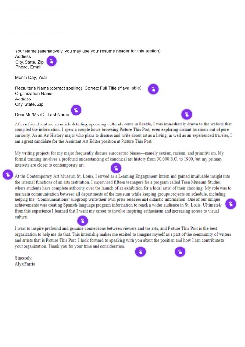 Cover Letter Guide | Genially