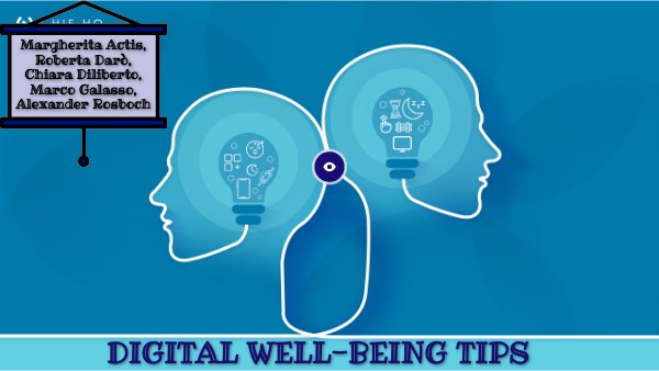 Digital well-being tips