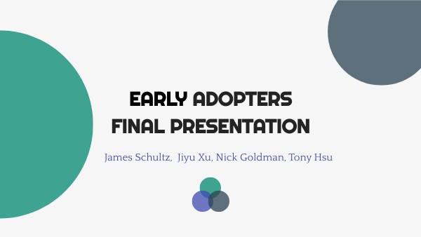 Early Adopters Presentation - Group 7 | Genially