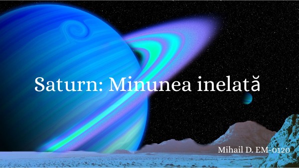 Saturn: Minunea inelată | Genially