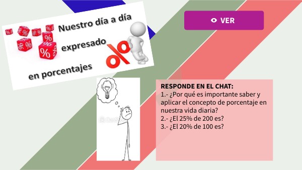 RESOLVEMOS PROBLEMAS CON PORCENTAJES | Genially