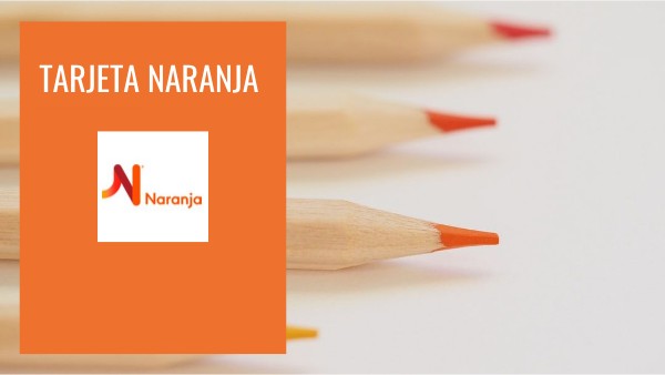 Tarjeta Naranja. Grupo 165