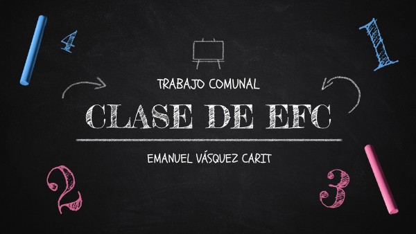 CHALK & BLACKBOARD PRESENTATION