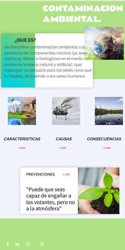 CONTAMINACION AMBIENTAL | Genially