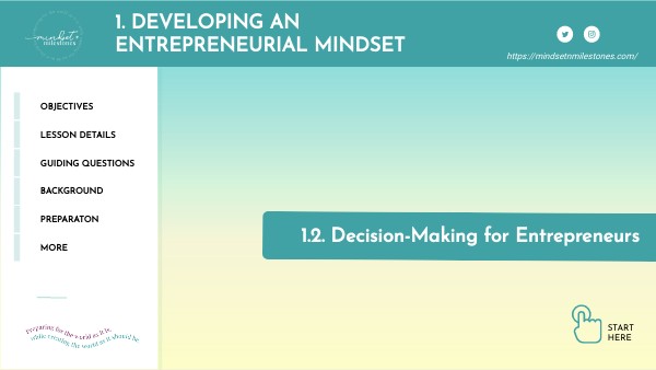 Lesson 1.2 Decision Making