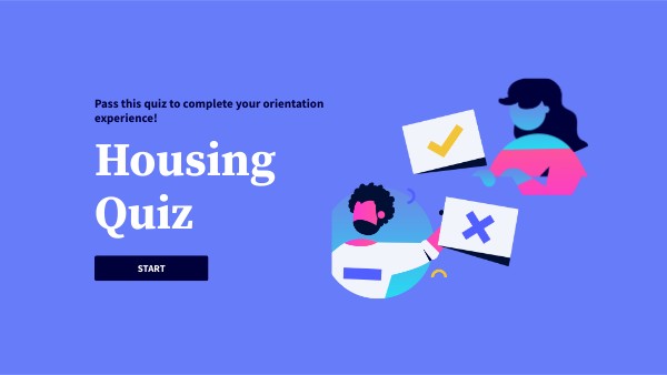 Housing Orientation Quiz