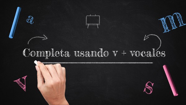 Palabras con V + vocales