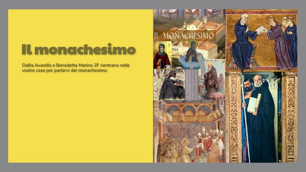 Il monachesimo
