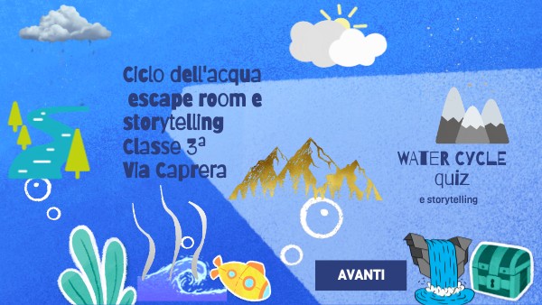 Water Cycle Travel Quiz e Storytelling | Genially