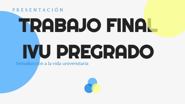 Actividad final IVU | Genially