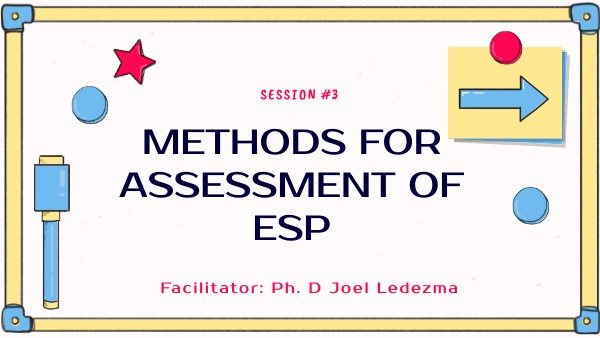 Methods for Assessment of ESP | Genially
