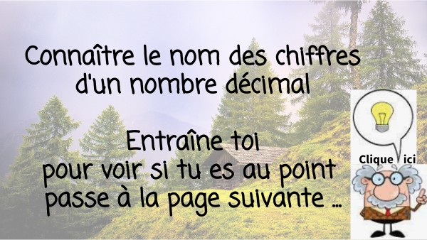 Exercice 3 - Nom des chiffres d'un nombre décimal | Genially