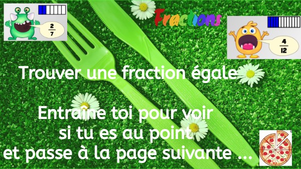 Trouver une fraction égale
