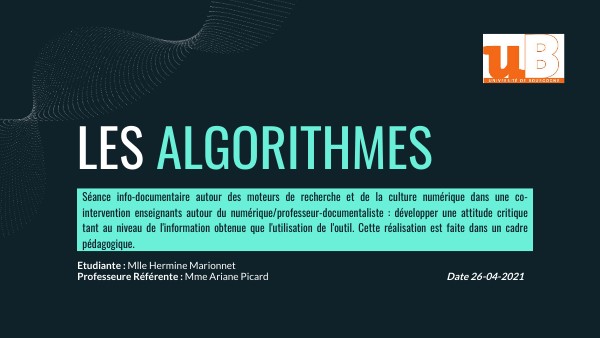 ALGORITHMES