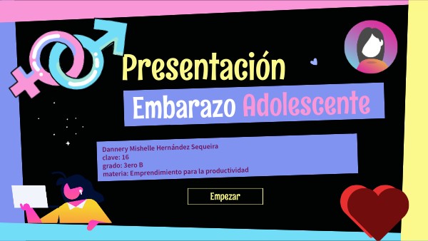 EMBARAZO ADOLESCENTE | Genially