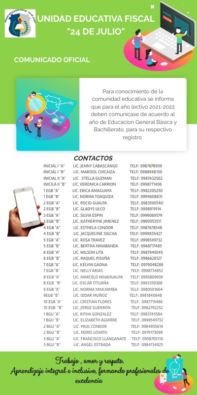 COMUNICADO OFICIAL | Genially