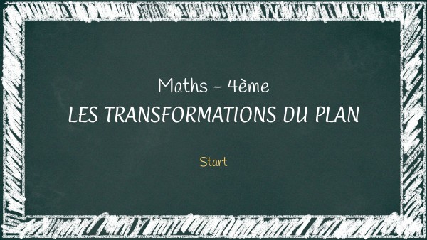 Les transformations du plan - 4ème | Genially