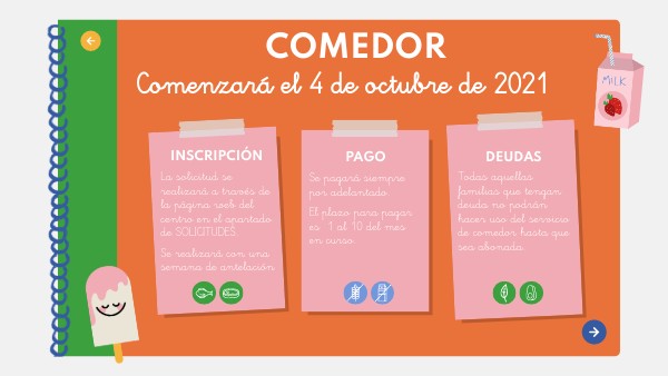 COMIENZO COMEDOR | Genially