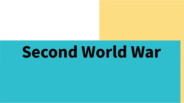 Second World War Timeline