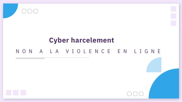 cyber harcelement | Genially