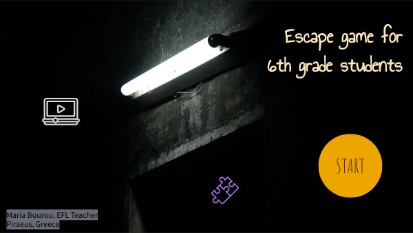 Escape Game for 6th grade Students | Genially