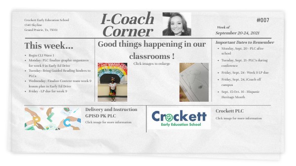 I-Coach Newsletter #7