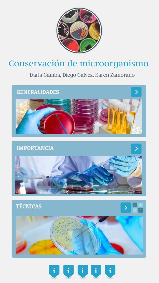 Conservación de microorganismo | Genially