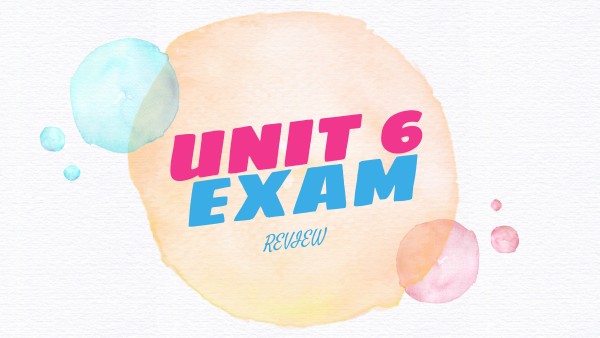 2ND GRADE UNIT 6 EXAM