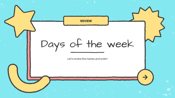 DAYS OF THE WEEK REVIEW | Genially