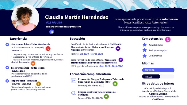 CV GENIAL | Genially