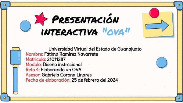 Presentación interactiva "OVA" | Genially