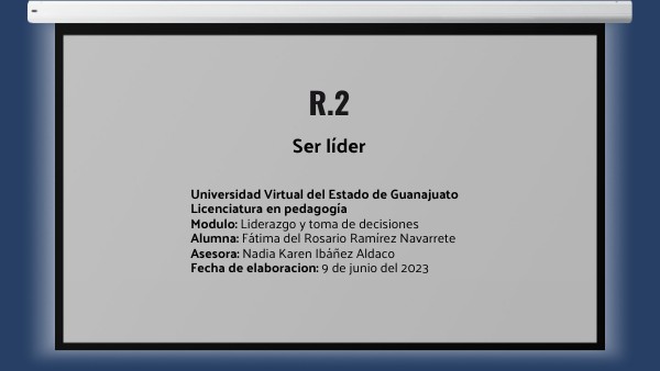 PRESENTACIÓN SER LÍDER | Genially