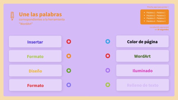 UNE PALABRAS | Genially