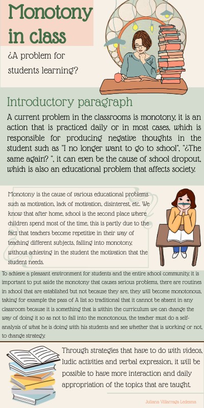 Monotony in classes | Genially