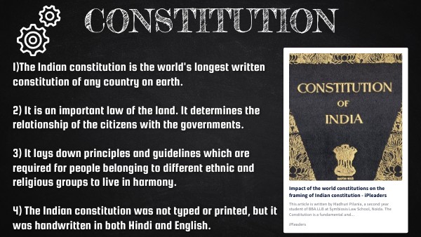 World's Longest Handwritten Constitution