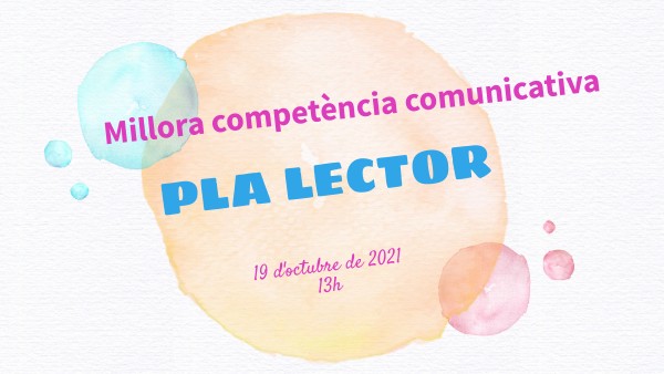 Presentació PLA LECTOR (formació) | Genially