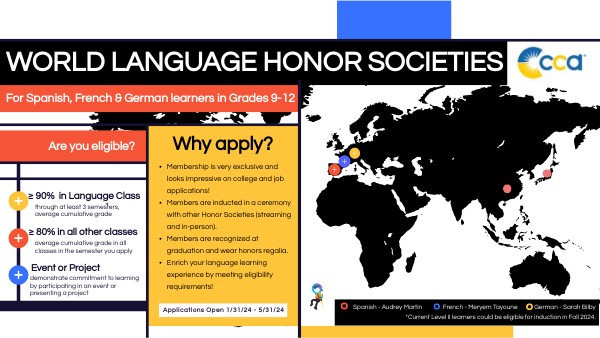 CCA World Language Honor Societies
