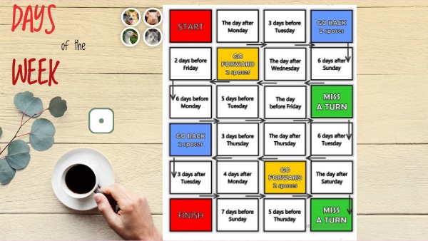 GAME Days of the Week | Genially