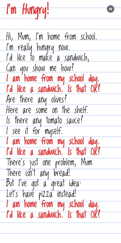 I'm Hungry song | Genially