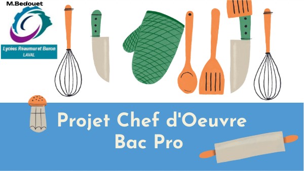 Présentation Chef d'oeuvre Bac Pro | Genially