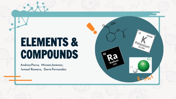 Trabajo FyQ elements & compounds