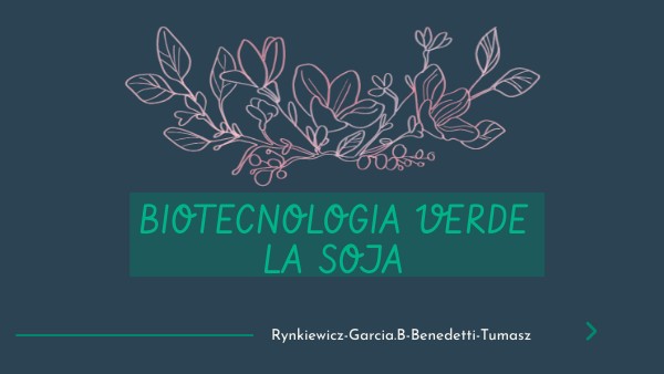 presentación soja | Genially