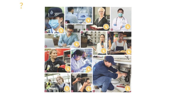 JOB vocab collage