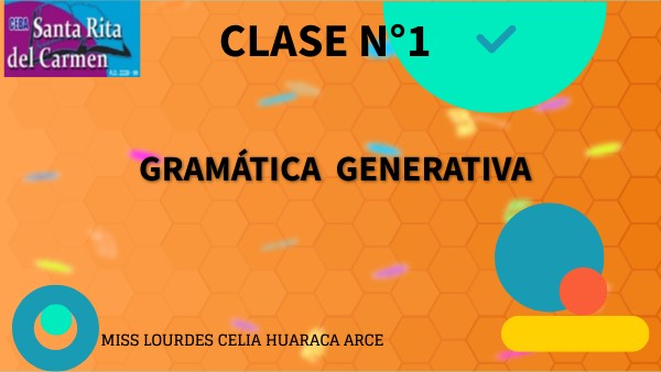 2°GRAMÁTICA GENERATIVA