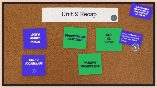 Unit 9 Recap