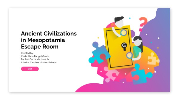 Ancient Civilization in Mesopotamia Escape Room