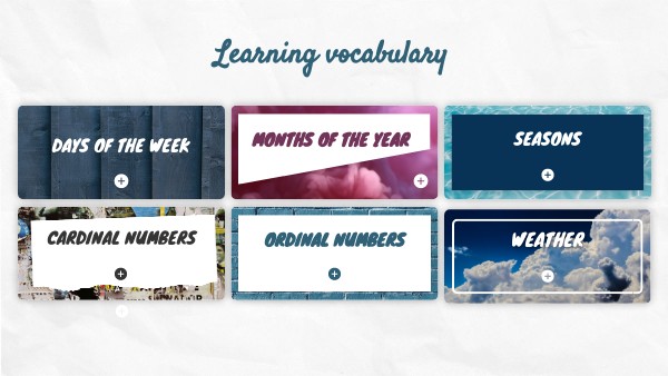 General vocabulary | Genially