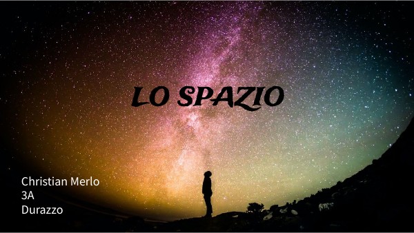 Copy - lo spazio