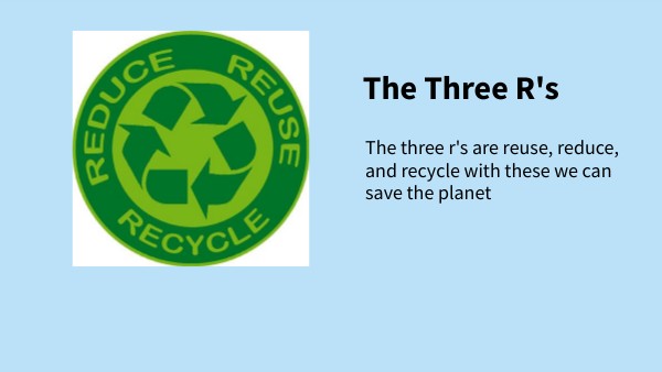 The three R