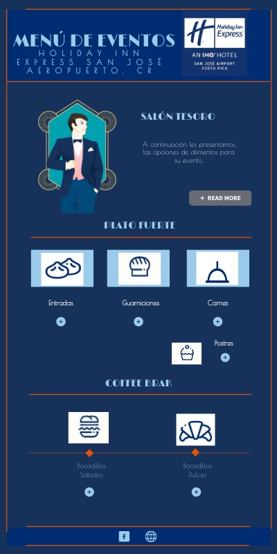 Menú de Eventos | Genially